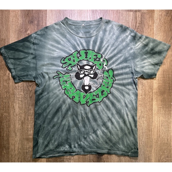 Shirts | Vintage Blues Traveler Band Tour Shirt Green Tie Dye Rare Read ...